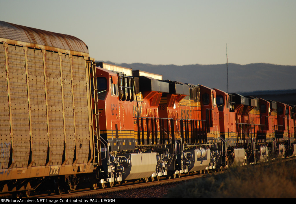 The Two Broke and VERY, Very Brand New C4's Reflect the Rising California Sun as they slow down ...